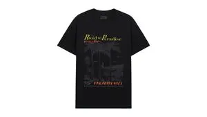 RtA Colin Oversized Short Sleeve Tee Shirt - Black