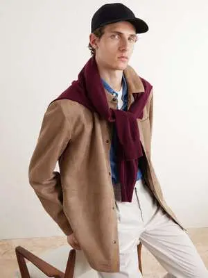 Canali Logo-appliquéd Wool Cap