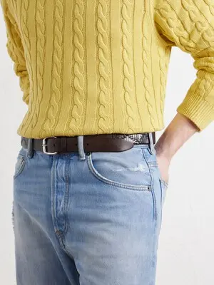Anderson's Woven Leather Belt