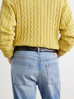 Anderson's Woven Leather Belt
