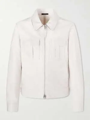 TOM FORD Slim-fit Cotton-satin Blouson Jacket