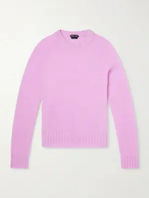 TOM FORD Brushed Cashmere Crewneck Sweater