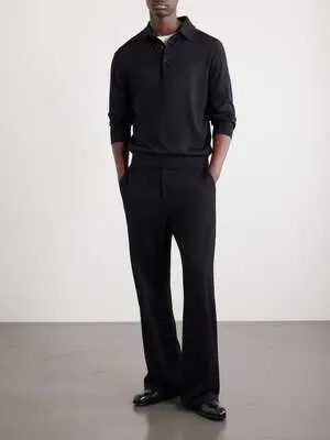 TOM FORD Cashmere And Silk Blend Polo Shirt