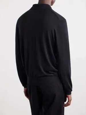 TOM FORD Cashmere And Silk Blend Polo Shirt