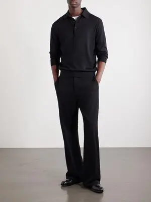 TOM FORD Cashmere And Silk Blend Polo Shirt