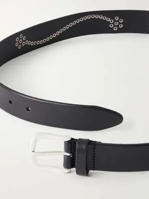 Anderson's 3.5cm Studded Leather Belt