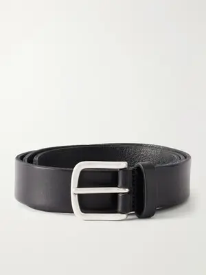 Anderson's Studded Leather Belt - Black