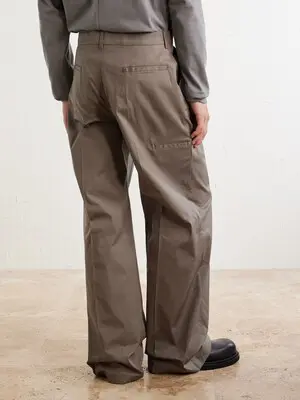 Rick Owens Wide-leg Canvas Trousers