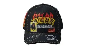 DUAA Embellished Trucker Cap - Black