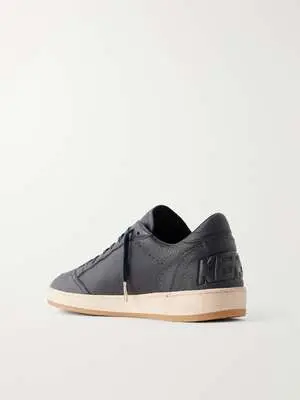 GOLDEN GOOSE Ball Star Distressed Leather Sneakers