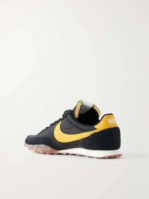 Nike Waffle Racer Nylon, Suede And Leather Sneakers