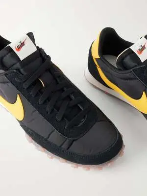 Nike Waffle Racer Nylon, Suede And Leather Sneakers