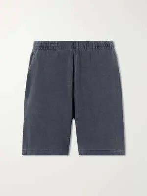 Carhartt Work In Progress Harper Straight-leg Cotton-jersey Shorts - Gray