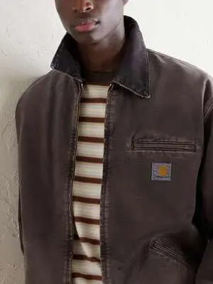 Carhartt Work In Progress Og Detroit Organic Cotton-canvas Jacket