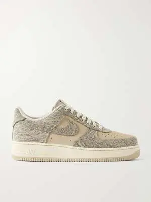 Nike Air Force 1 Denim Sneakers - Beige