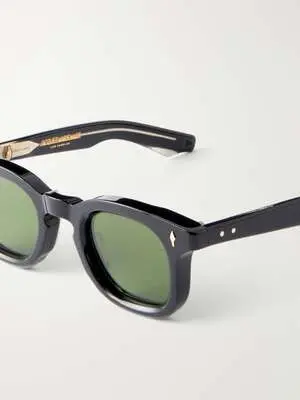 JACQUES MARIE MAGE Devaux Round-frame Acetate Sunglasses