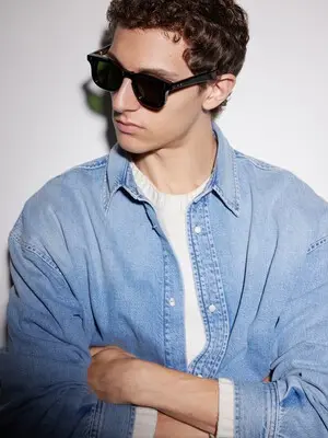 JACQUES MARIE MAGE Devaux Round-frame Acetate Sunglasses
