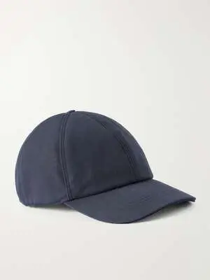 Canali Logo-appliqué Cotton-blend Cap