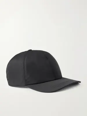 Canali Logo Appliqué Baseball Cap - Black