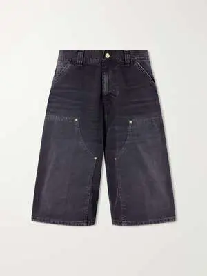 Carhartt Work In Progress Wide-leg Organic Cotton-canvas Shorts