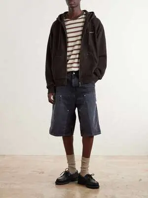 Carhartt Work In Progress Wide-leg Organic Cotton-canvas Shorts