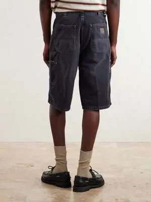 Carhartt Work In Progress Wide-leg Organic Cotton-canvas Shorts