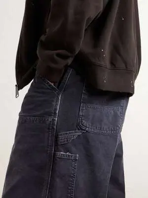 Carhartt Work In Progress Wide-leg Organic Cotton-canvas Shorts