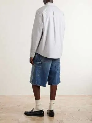 Carhartt Work In Progress Button-down Collar Logo-embroidered Cotton Oxford Shirt