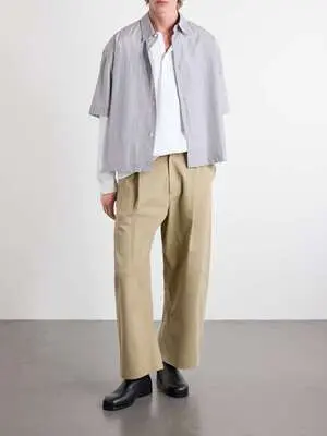 Studio Nicholson Cotton-jersey Henley T-shirt