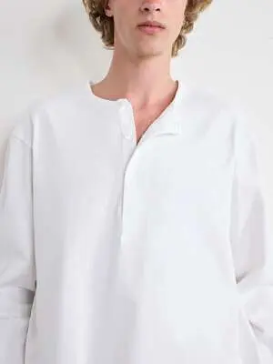 Studio Nicholson Cotton-jersey Henley T-shirt
