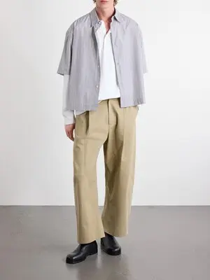 Studio Nicholson Cotton-jersey Henley T-shirt