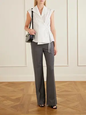 Stella McCartney Wool Straight-leg Pants