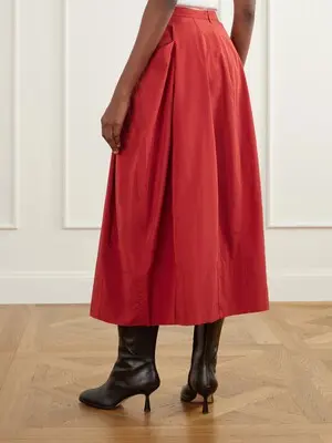 Tibi Lantern Paneled Skirt