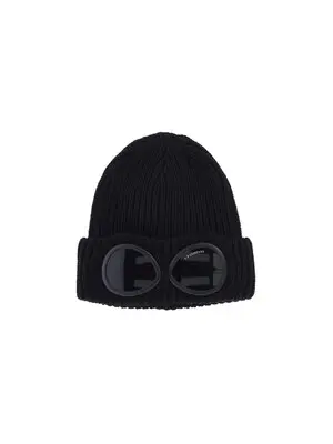 C.P. COMPANY Goggle Beanie - Black