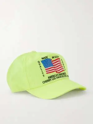CHERRY LOS ANGELES America's Favorite Printed Cotton-ripstop Cap