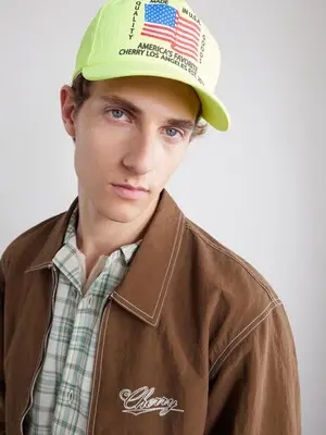 CHERRY LOS ANGELES Printed Cotton-ripstop Cap