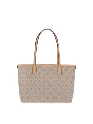 Tory Burch Small Tote Bag "t Monogram