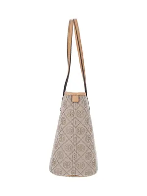Tory Burch Small Tote Bag "t Monogram