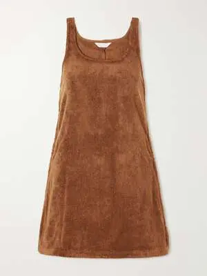 TERRY PUESTO Cruise Organic Cotton-terry Mini Dress