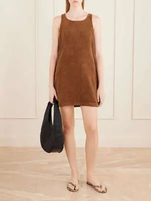 TERRY PUESTO Cruise Organic Cotton-terry Mini Dress