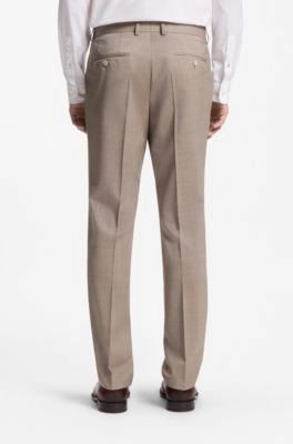 BOSS Two-piece Slim-fit Suit In Virgin Wool