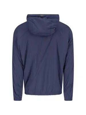 Herno Technical Fabric Hooded Jacket - Blue