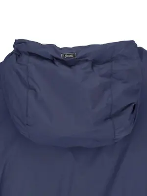 Herno Technical Fabric Hooded Jacket - Blue