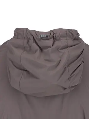 Herno Technical Fabric Hooded Jacket - Brown