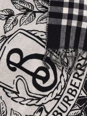 Burberry Reversible Scarf "stormy Knight