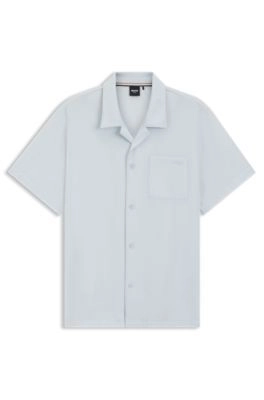 BOSS Regular-fit Shirt In Seersucker Fabric