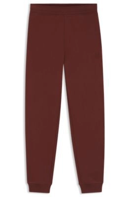 Hugo Cotton-terry Sweatpants With Embroidered Logo