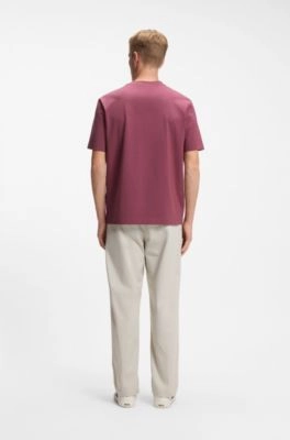 BOSS Relaxed-fit T-shirt With A Layered Logo Print