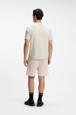 BOSS Cotton T-shirt With Tonal Logo
