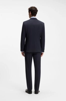 BOSS Two-piece Slim-fit Suit In Virgin Wool
